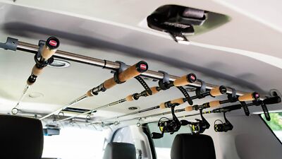 R RODLOK 2 Pc Fishing Rod Holder for Car- Fishing Pole Rack - SUV Truck ...