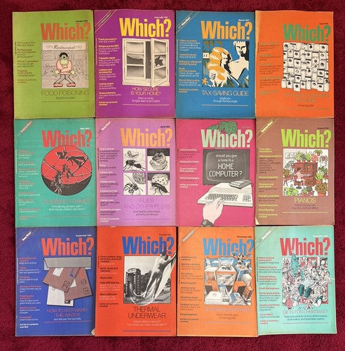Which? Magazine Bundle x12 Full Year 1981 Jan to Dec Vintage Retro ...