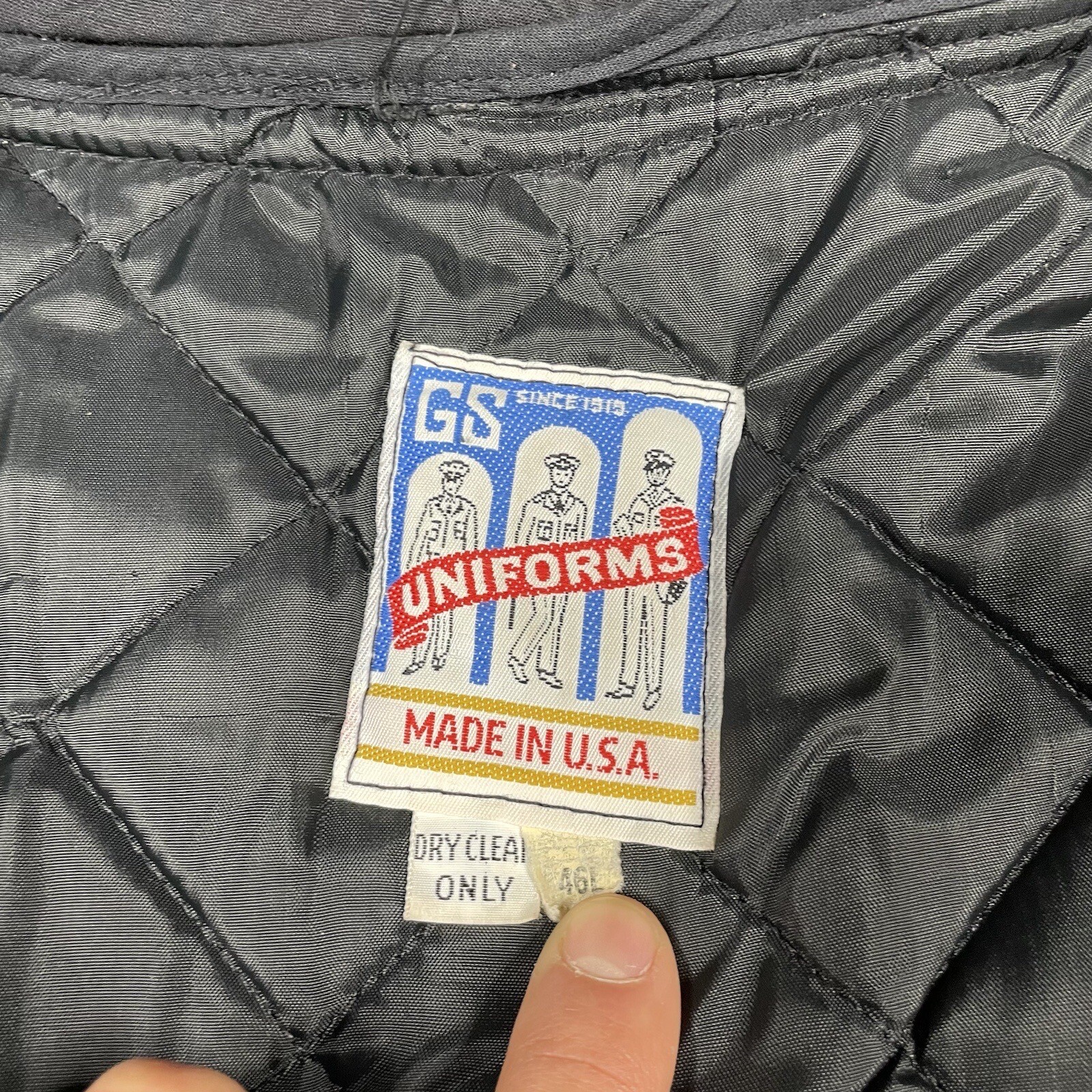 VTG GS Uniforms PD Police Officer Security Jacket 46L… - Gem