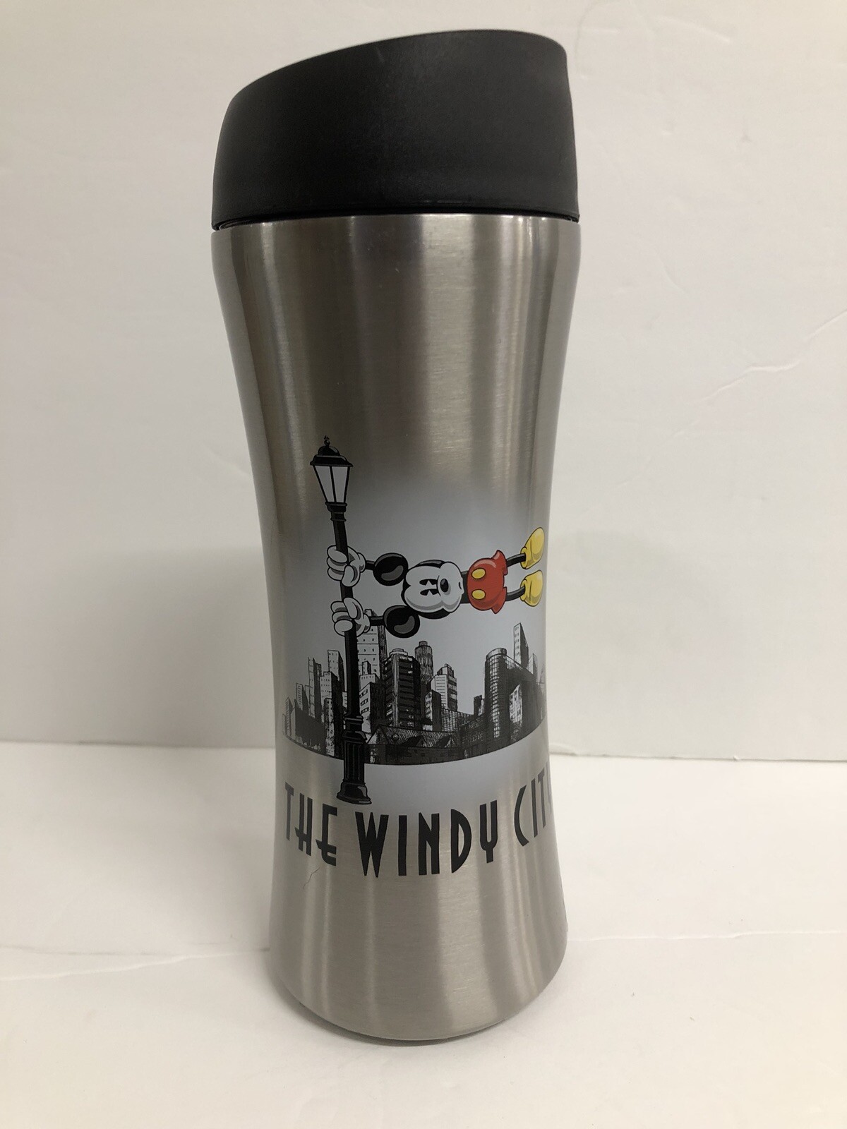 Disney Store Chicago The Windy City Mickey Mouse Coffee Thermos NEW | eBay