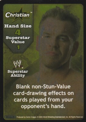 WWE: Christian Superstar Card (SS3) for WWERD: Christian [Played] Raw ...