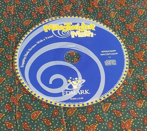 Edmark MindTwister Math CD Educational Program Grades 3-4 Math Review ...