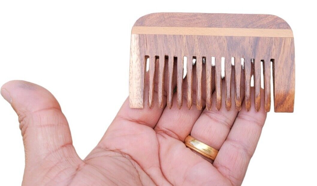 Sikh Comb Wooden Kanga Singh Kaur Kakar Khalsa 1 of 5 Ks Sheesham wood ...