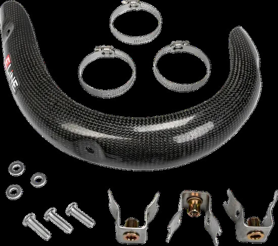 E-Line Carbon Fiber Exhaust Header Pipe Heat Shield BETA RS 400 11-14 ...