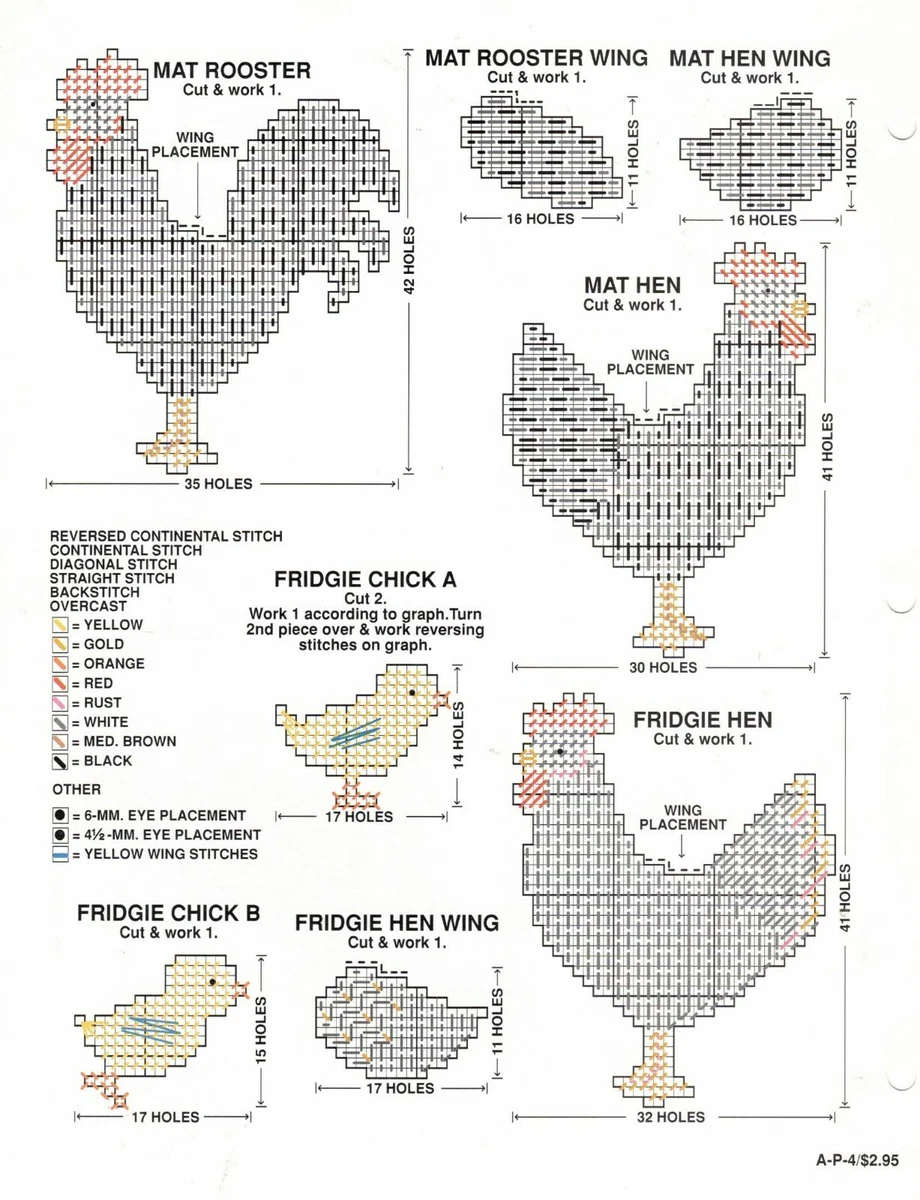 Plastic Canvas Animal Patterns