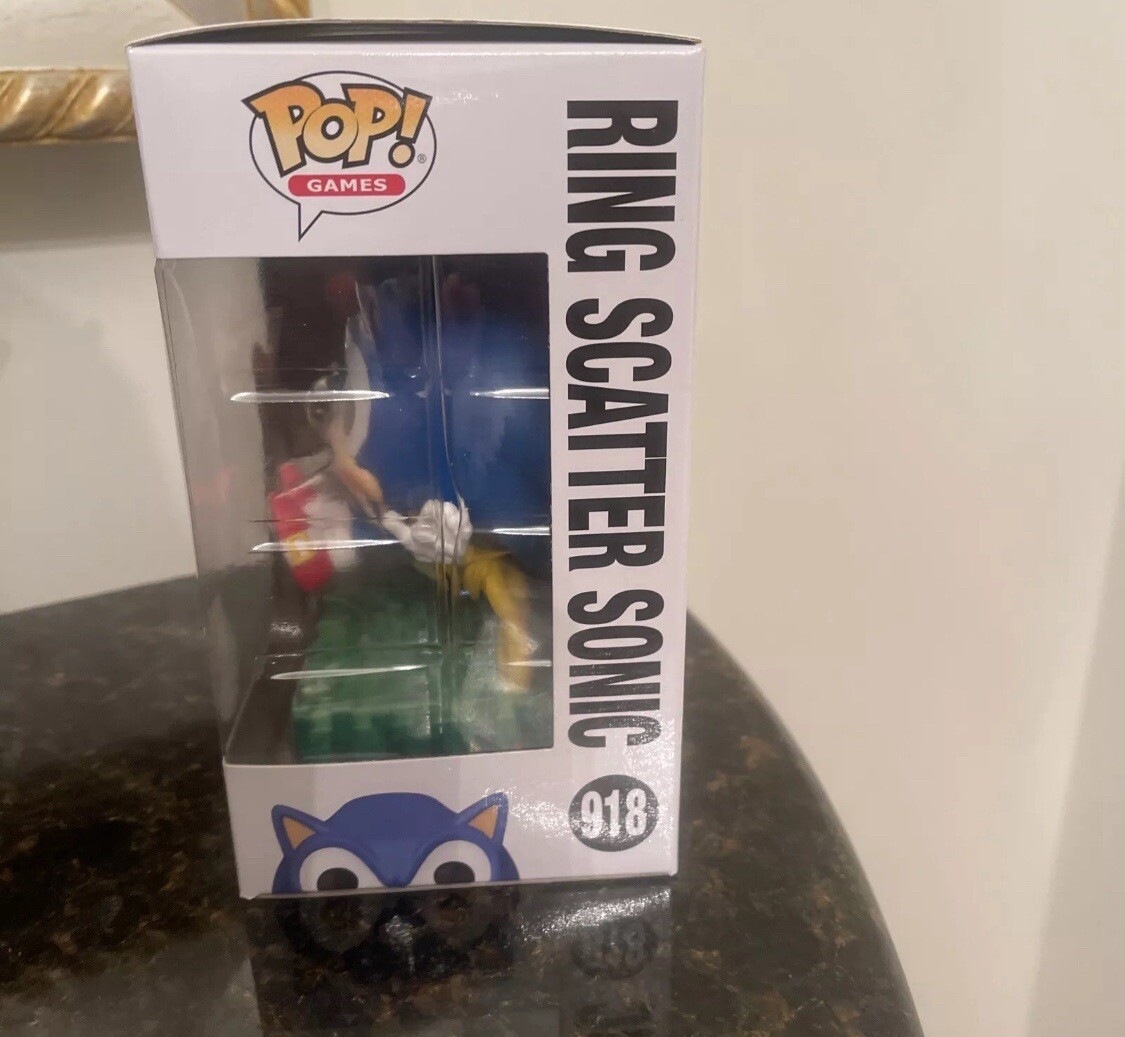 Funko Pop! Sonic the Hedgehog Ring Scatter #918 Wholesale Special Set ...