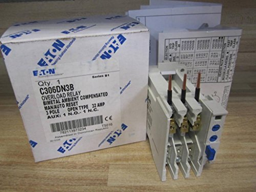 EATON C306DN3B Cutler Hammer- 3P 32A 1N/O 1N/C OverloadRelay | eBay