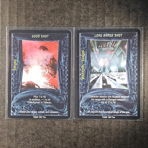 Good Shot & Long Range Shot Combo, 1997 Aliens Vs Predator CCG (1/4) | eBay