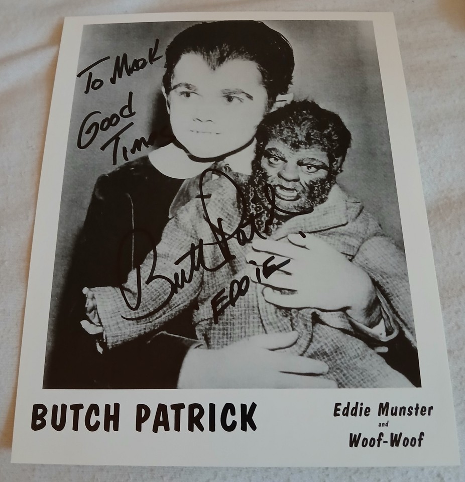 Vintage Signed BUTCH PATRICK 'EDDIE' & DAWN WELLS 'MARY ANN' 8 By 10 b ...