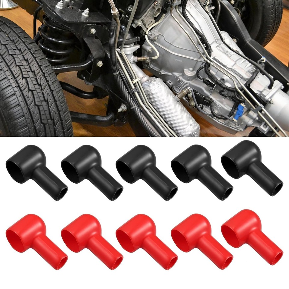 Universal Pack 20 Battery Terminal Boots Insulating Rubber Covers Cable ...