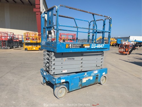 2016 Genie GS-4047 40' Electric Scissor Lift Man Aerial Work Platform ...