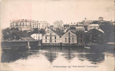 Tronheim Norway Port Arthur Scenic View Real Photo Vintage Postcard ...