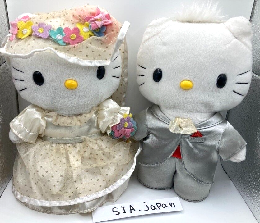 Hello Kitty Bride And Groom Hello Kitty & Dear Daniel Plush Bride