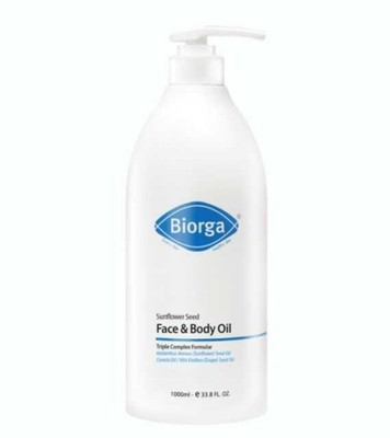 Biorga Sunflower Seed Face & Body Oil 1000ml - Moisturizing Hydrating ...