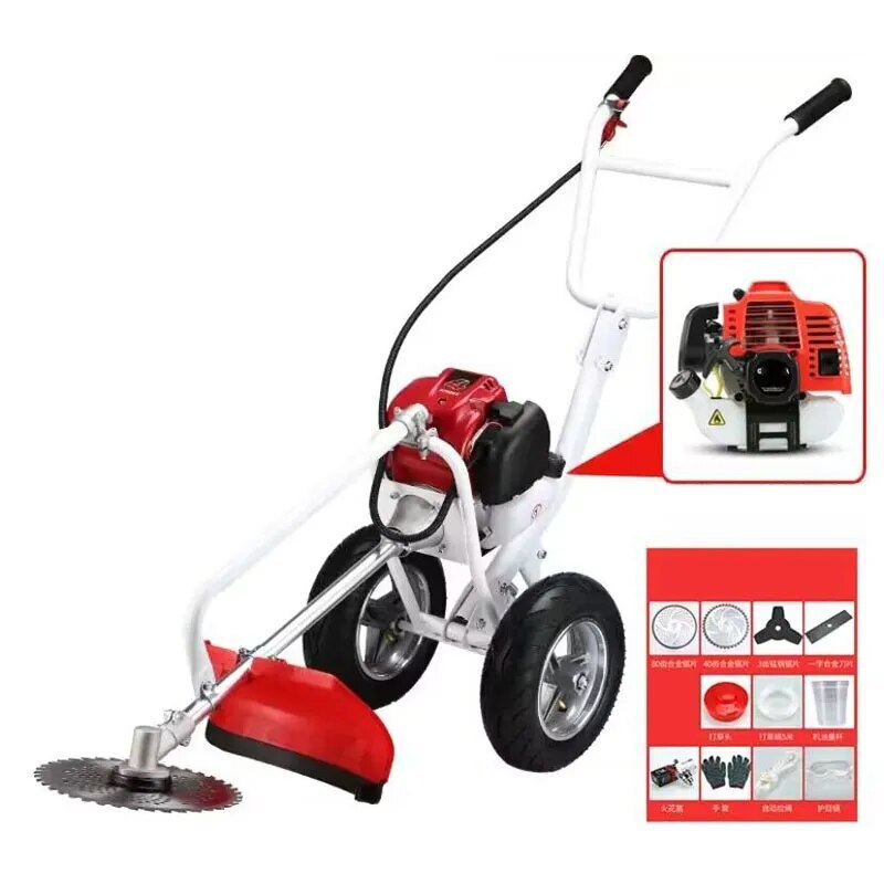 New Weeding Machine Hand Push Weeding Machine 2 Stroke 68CC with ...