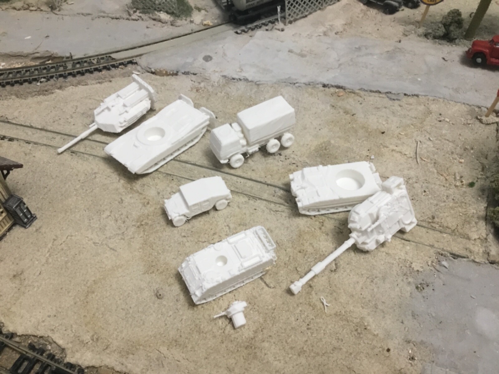 N Scale Modern military army Vehicle sampler unpainted 3D prints | eBay