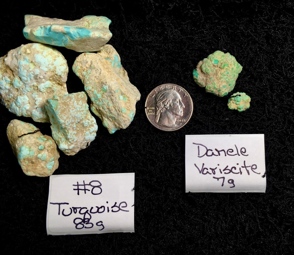 ~X - 20B A collection of rare premium USA Turquoise, Variscite ...