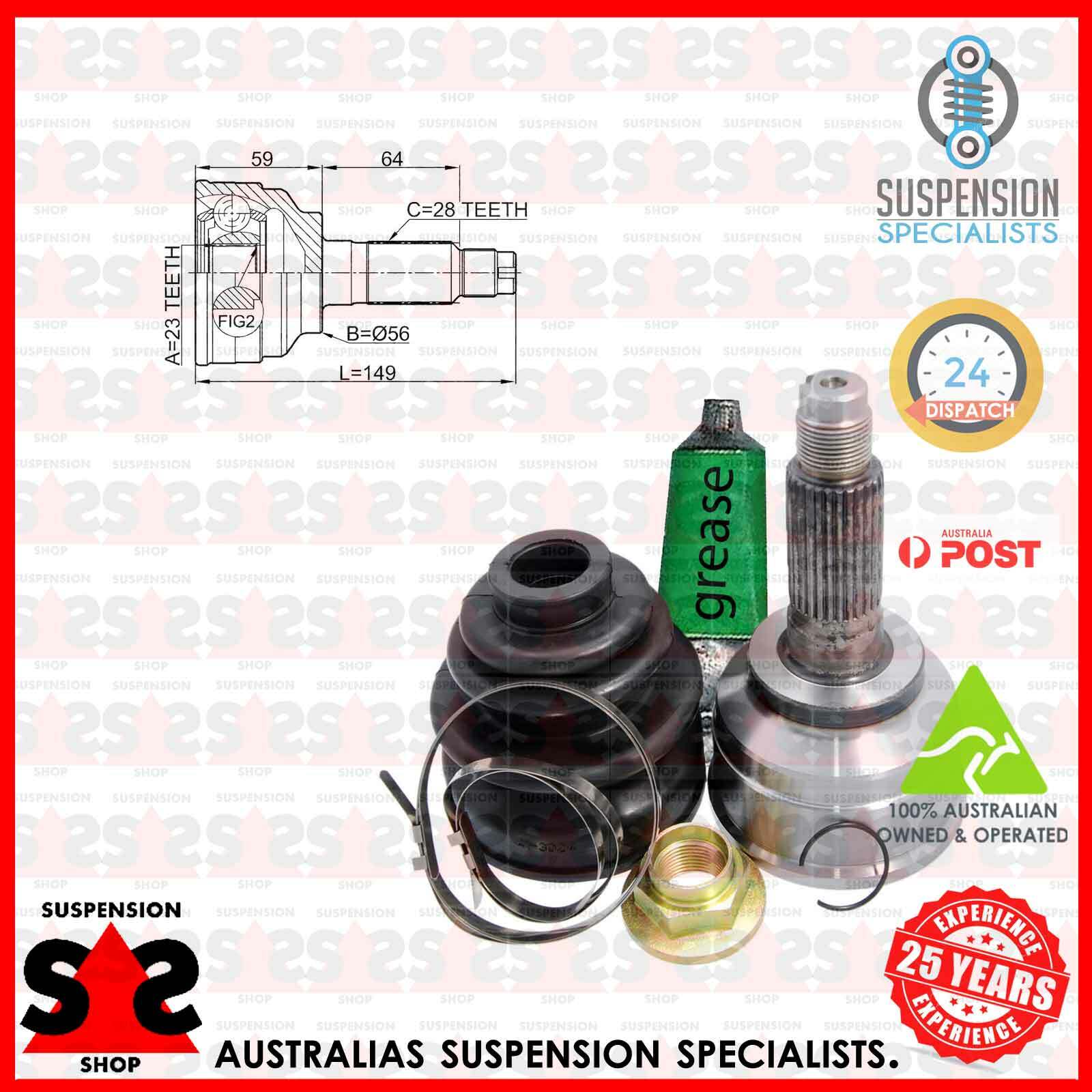 Front Axle Joint Kit, Drive Shaft Suit MAZDA MX-6 2.5 24V (GE10L) MX-6 ...