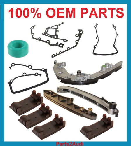 Timing Chain 100% OE Chains Guide Rails Set CHAINS Kit fits BMW E38 E39 ...