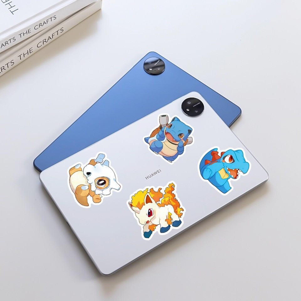 50pc Pokemon Laptop Home Wall Window Kids Bedroom Fridge Stickers ...
