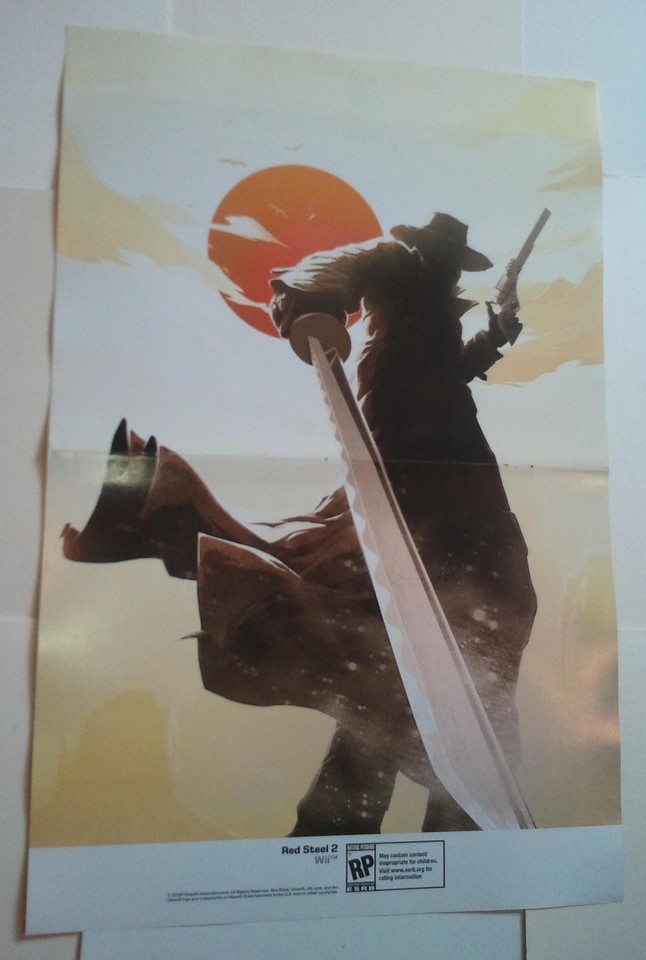 Red Steel 2 Poster Nintendo Wii The Hero / The Swordsman / The Last ...