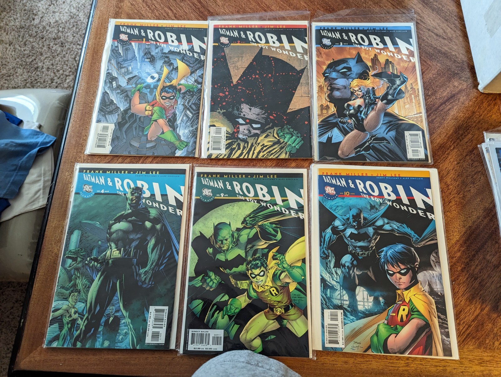All Star Batman and Robin, the Boy Wonder #1,1,2,3,4,9,10 (DC Comics ...