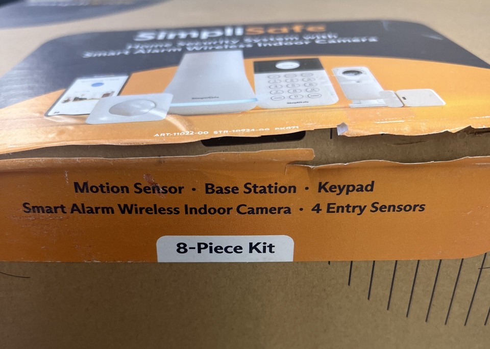 OPEN BOX SimpliSafe Home Security System, Indoor And Outdoor Cameras 8 ...