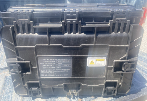 Military Snapon Tools GMTK 6-Drawer All-Weather Rolling Tool Box w/foam ...