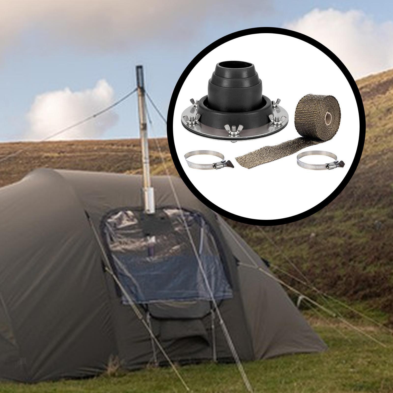 Roof Jack Pipe Boot Firewood Stove Canopy Tents Protection Tent Stove ...