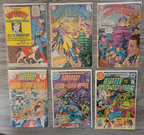 Superboy #146 149 150 209 245 & 247 Silver & Bronze Age DC Comics Lot ...