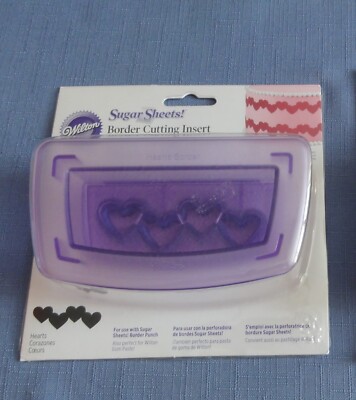 Wilton BORDER CUTTING INSERT HEART DESIGN | eBay