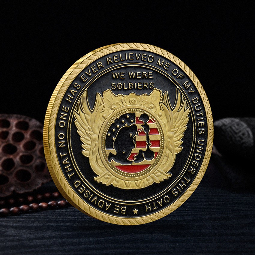 10 PCS Iron Coin Collection Veteran Plating U.S. Gold Commemorative ...