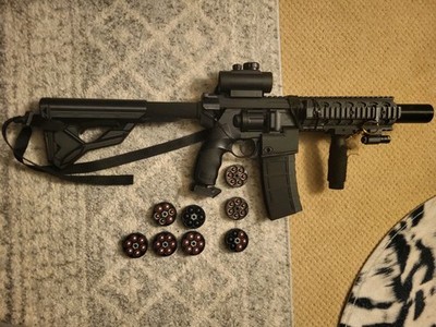 DISCONTINUED RARE TOURSEKEV SELF DEFENSE KIT HDR50 CUSTOM M4 AIR RIFLE ...