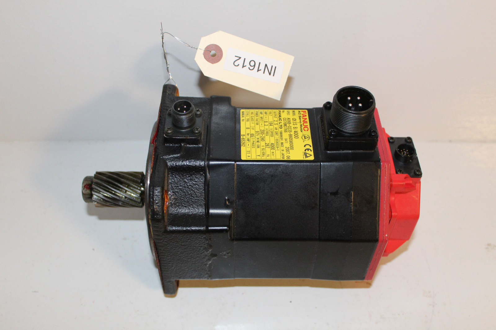 Fanuc Servo Motor A06B-0235-B605 w/ A860-2010-T341 Pulsecoder IN1612 | eBay