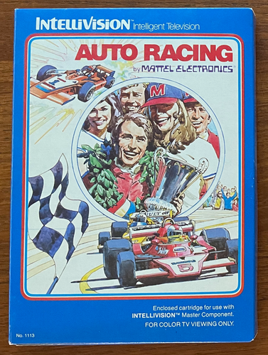 AUTO RACING Intellivision Complete in Box CIB Mint New INTV Video Game ...