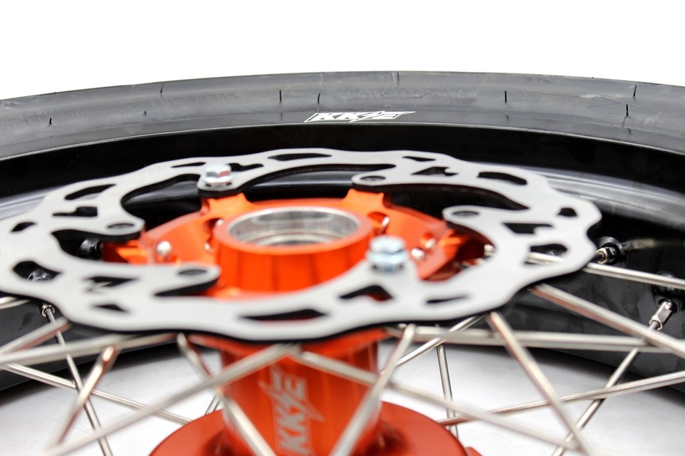 KKE CUSH DRIVE 17" Supermoto Tyre Wheels For KTM EXC SXF XCW 125-530CC ...