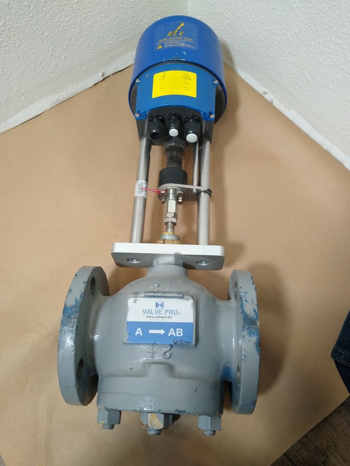 2.5" Valve Pro R.E.V. Rapid Electric valve model REV-1-4-250-2W-24V-FS ...