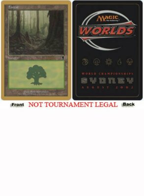 Forest (Odyssey 348 - Brian Kibler - 2002) World Championship NM CARD ...
