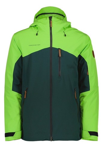 NWT Obermeyer Men's Chandler Shell Jacket Wasabi Ski Snowboard Sz S ...
