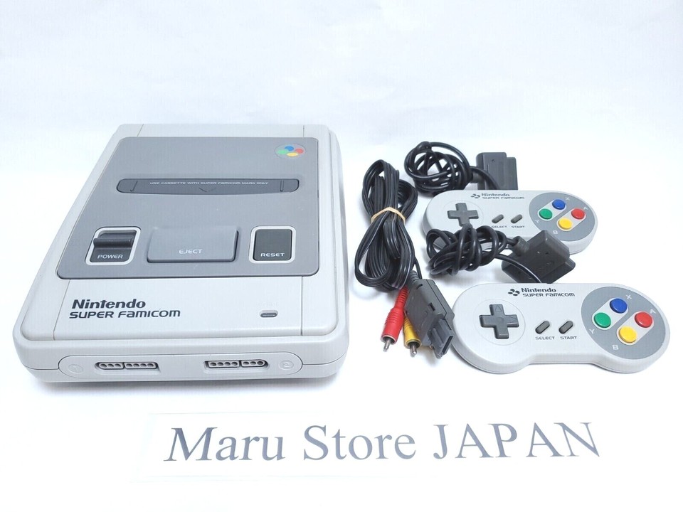 SNES Nintendo Super Famicom Console Select Color & Accessory Tested ...