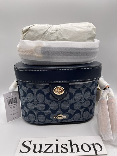 Coach Kay crossbody in signature chambray gold denim multi style C8165 ...