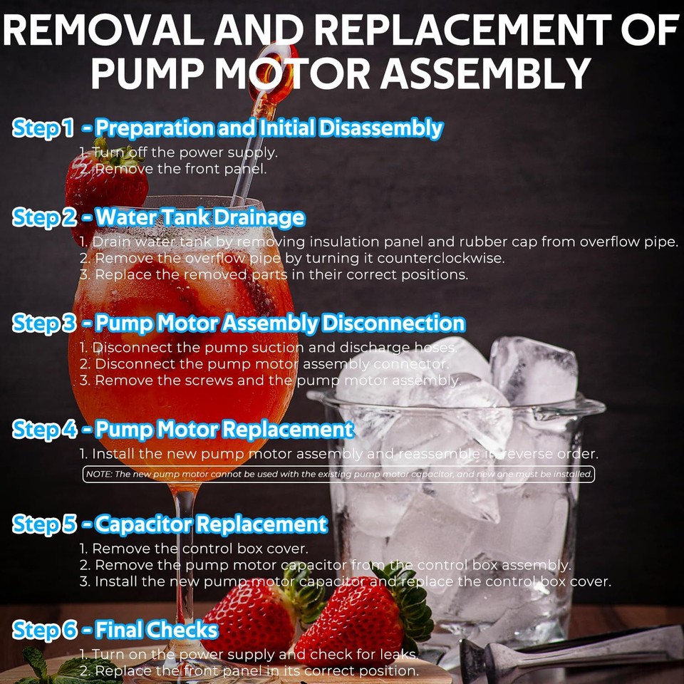 S-0731 Ice Machine Motor for Hoshizaki KM Series 120V 60W 900-SD KM ...