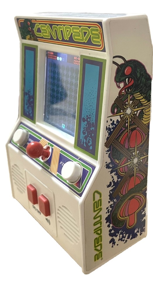 VINTAGE 1981 ATARI CENTIPEDE HAND HELD MINI ARCADE VIDEO GAME WORKS 100 ...