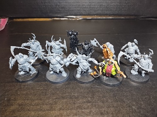 Warhammer Age Of Sigmar Nurgle Putrid Blightkings Painted X10 | eBay