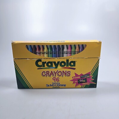 Crayola 96ct Assorted Color Crayons Built-in Sharpener Metallic And Gel ...