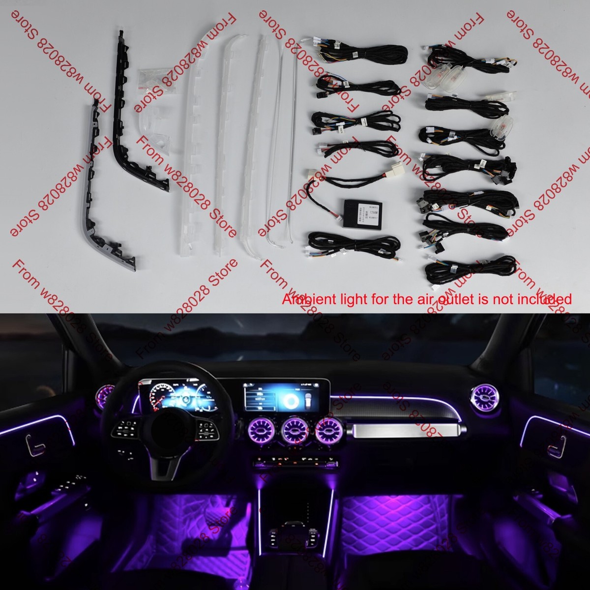 Ambient Led Lighting Kit 5 In1 Cool Car Interior Ambient