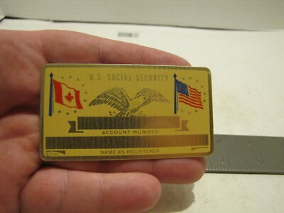 Engraving - Metal Social Security Card