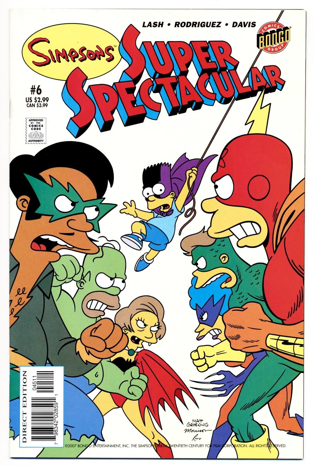SIMPSONS SUPER SPECTACULAR #6 F/VF, Bongo Comics 2007 Stock Image | eBay