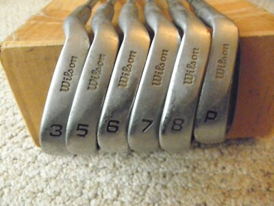 Men right handed regular Wilson Matrix partial iron set 35678P | eBay