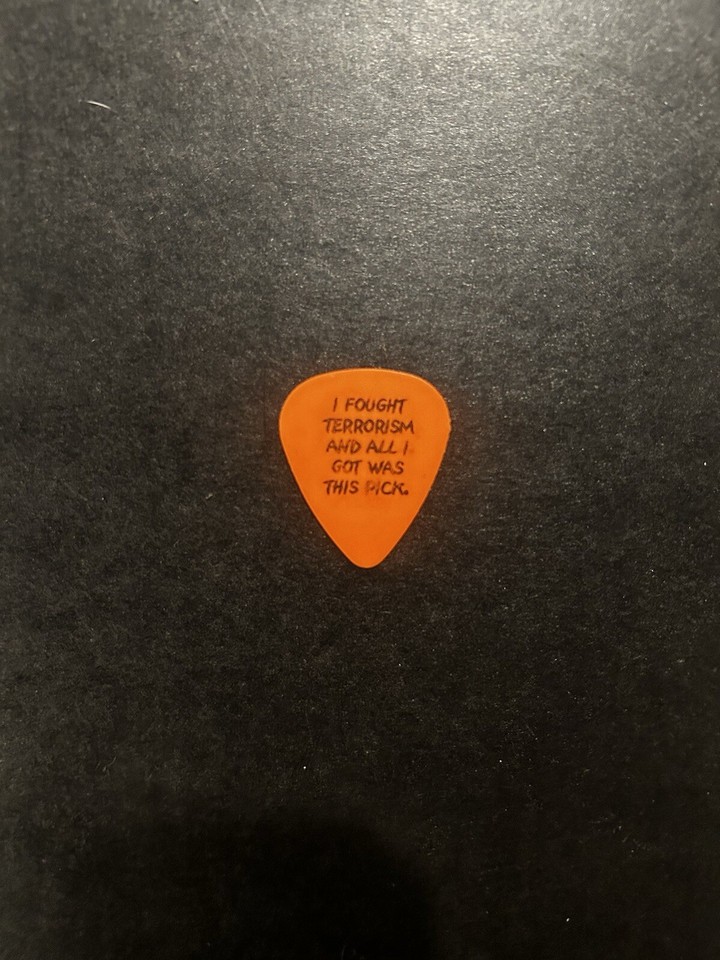 *RARE* BLINK-182 Middle East Stage Used Guitar Pick #10 | eBay